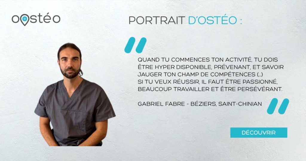 « Si je n’étais plus ostéo, je planterais des hectares de vignes ...