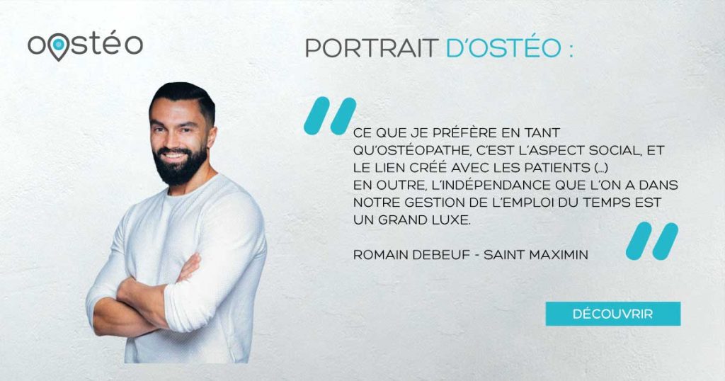 « Travaille, aime ce que tu fais, et sois bon ! » ・ Oostéo